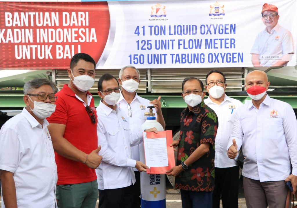 Bali Terima Bantuan 41 Ton Liquid Oksigen, 120 Unit Flow Meter, dan 150 ...